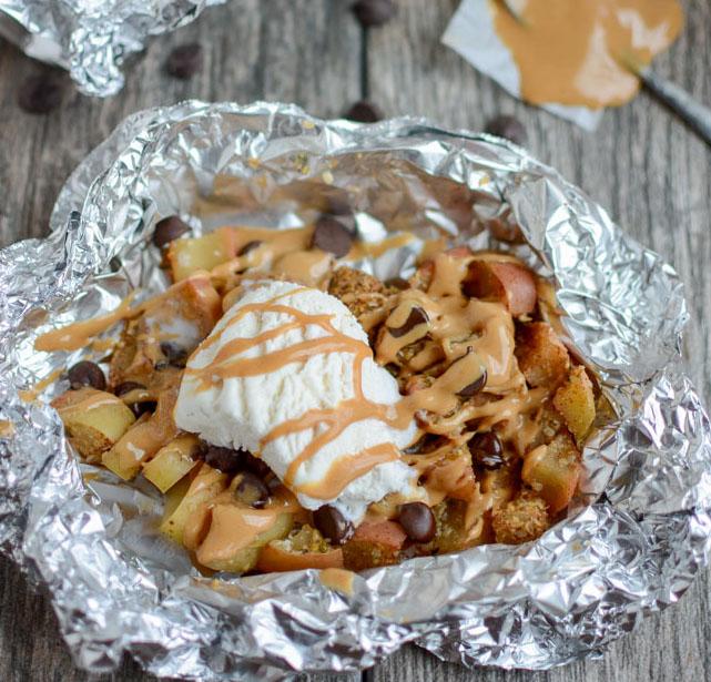 Baked Apple Packets | Healthy Snack or Dessert