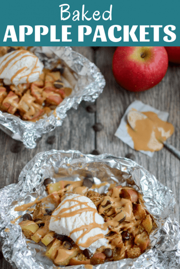 Baked Apple Packets | Healthy Snack or Dessert