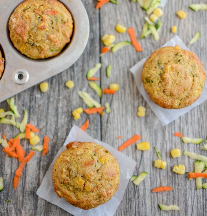 Veggie Corn Muffins