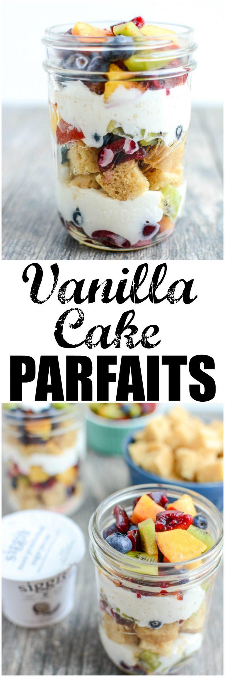 Vanilla Cake Parfaits