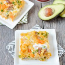 Breakfast Pasta Bake