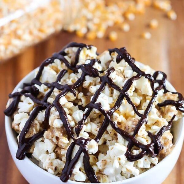 Chocolate Almond Butter Popcorn