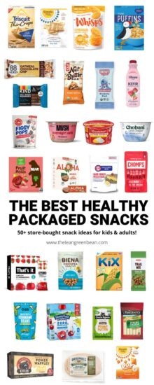 50+ Best Healthy Packaged Snacks | For School or Home