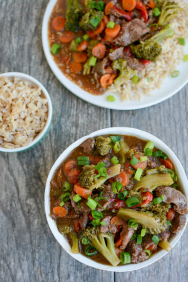 Slow Cooker Flank Steak Crockpot Dinner Recipe