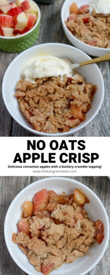 No Oats Apple Crisp | An Apple Crisp Without Oats Recipe